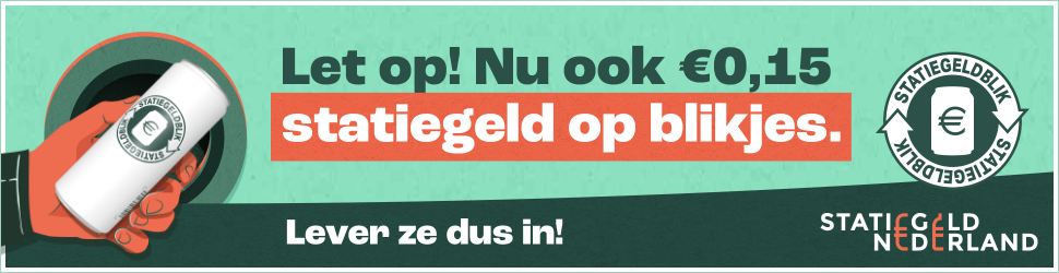 Let op! Vanaf 1 april ook € 0,15 statiegeld op blikjes - Dar